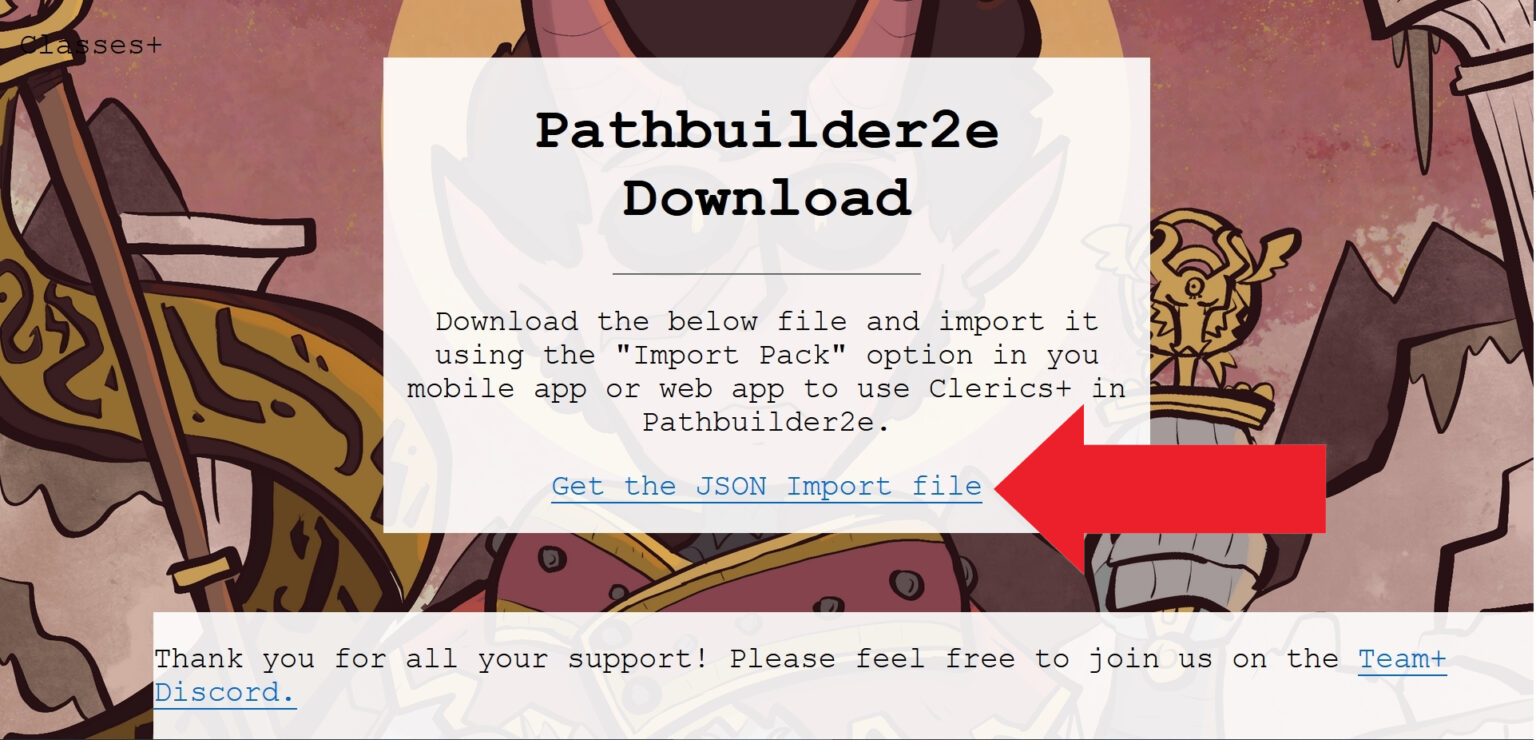 How To: Installing Pathbuilder2e Custom Packs – Team+